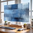 Blue TV Dust Cover,Stretchable TV Screen Desktop Computer Protector ...