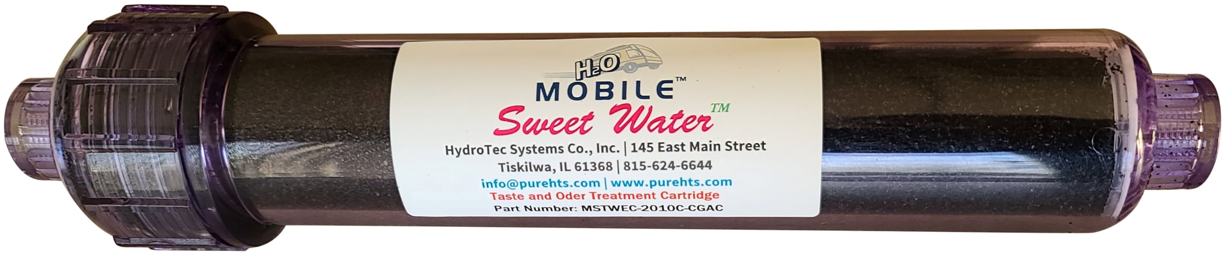 Inline 2” by 10” Coconut Shell Activated Carbon Inline Refillable ...