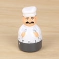 SOPOTUTU Small Mechanical Chef Timer for Kitchen Use and Cooking Time ...