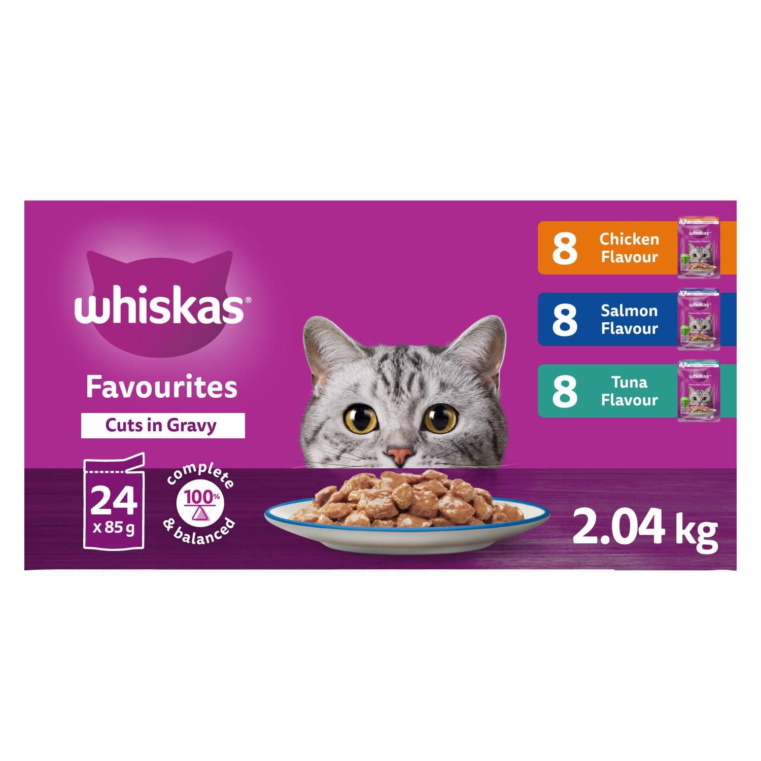 Click here for Whiskas Favourites Adult Wet Cat Food Cuts In Grav... prices