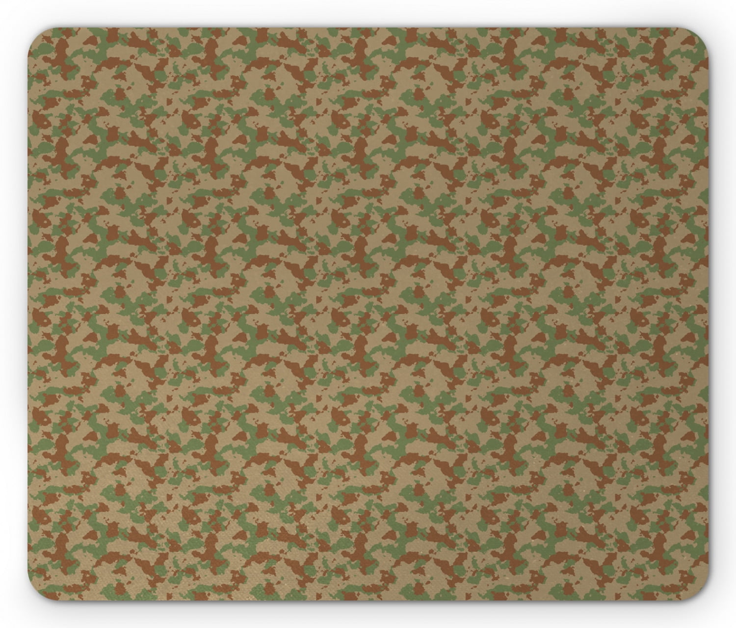 Camouflage Mouse Pad, Illustration with Simplistic Camo Pattern Classic ...