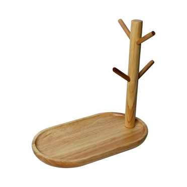 Sorbus Vintage Rustic Brown Iron Mug/Cup/Glass Bottle Organizer Tree ...