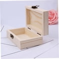 BESTYASH Rustic Light Yellow Wooden Storage Box with Lid for Wedding ...