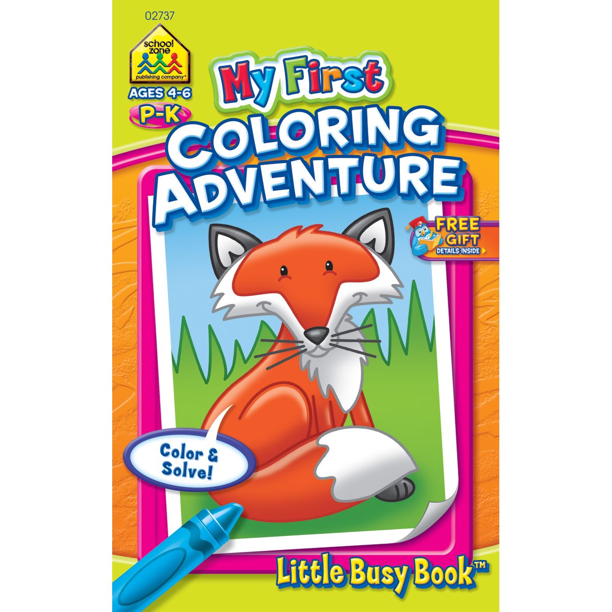 My First Little Busy Book-Coloring Adventure Grades P-K - Walmart.com