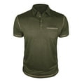 Army Lime Green Mens Collared High Neck Spandex Track Athletic Brunch ...