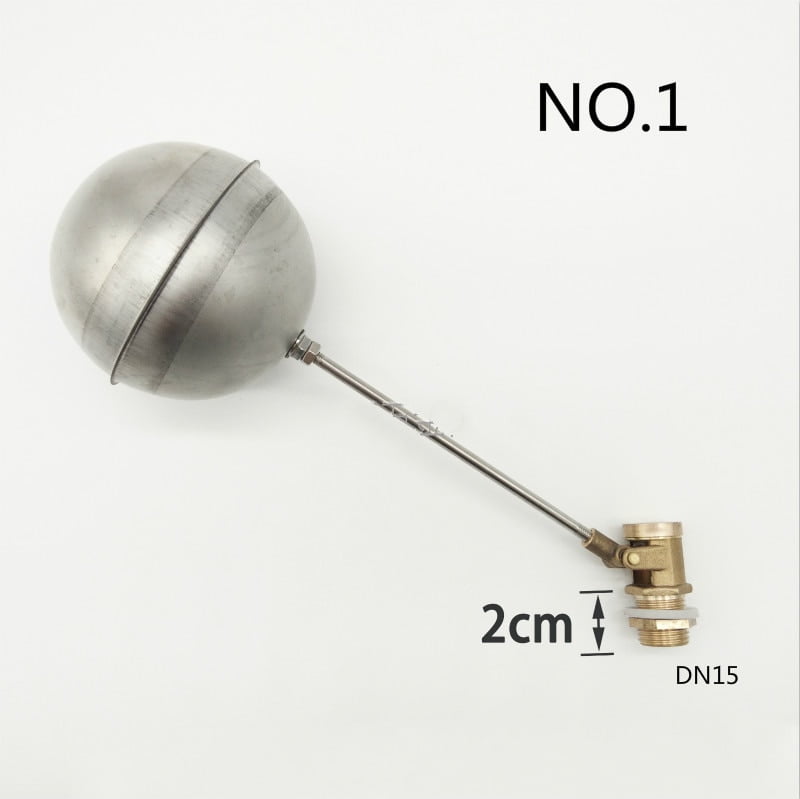 DN15 Float Ball Valve Stainless Steel 304 Cold and Hot Water Tank Float ...