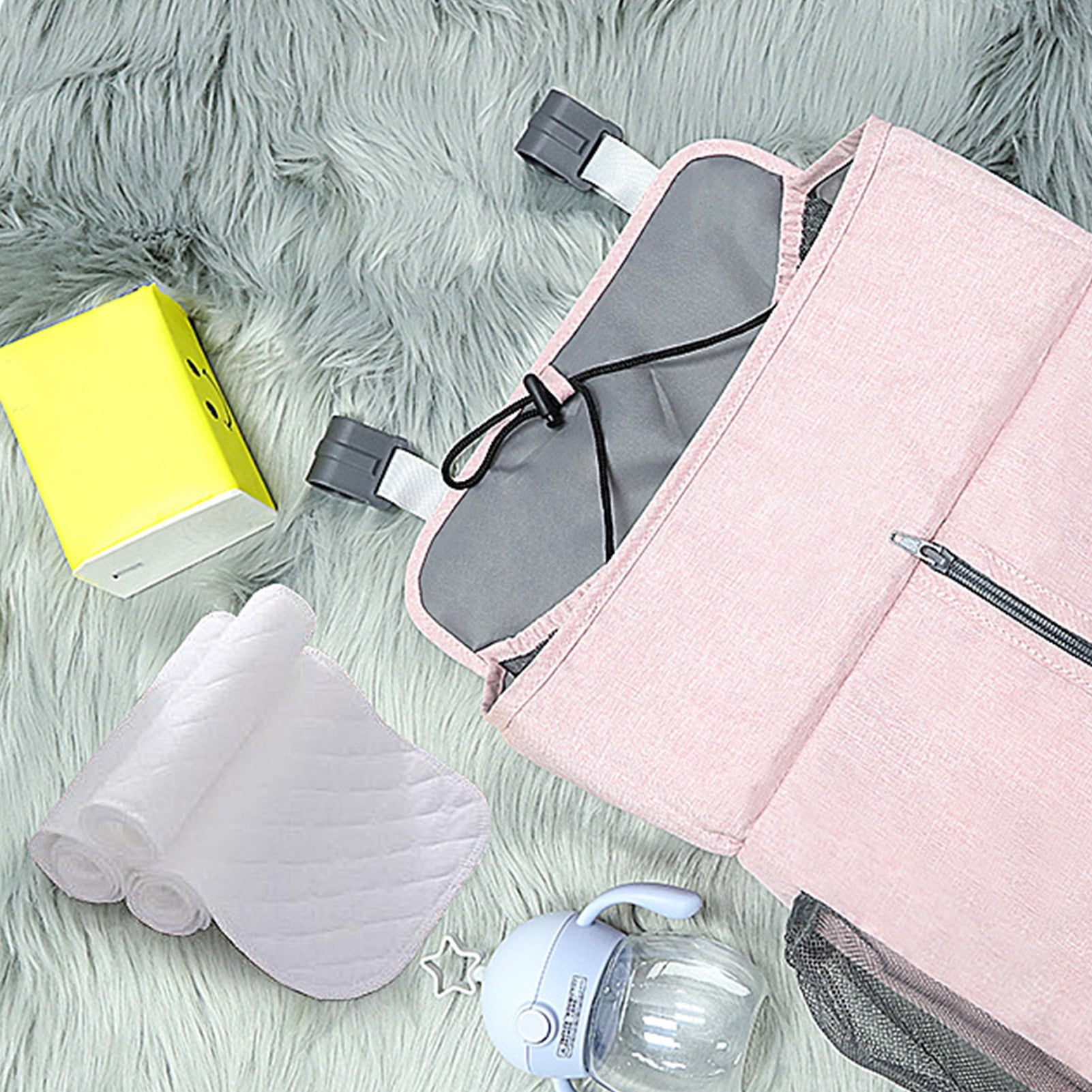 Buy Nursery Organizer and Baby Diaper Caddy Baby Crib Diapers Stacker ...