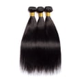 12-32 Inch Straight Human Hair Bundles with Frontal, Free Part 13x4 HD ...