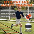 Agility Ladder Speed Equipment Set with 20ft Agility Ladder,4 Hurdles ...