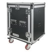 Sound Town 16U PA DJ Rack/Road ATA Case with 11U Slant Mixer Top, 20 ...