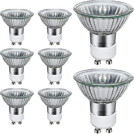 10 Halogen Bulbs 8 Pack 50w Gu10 Halogen Spotlight Ac 220v-240v 700 ...