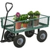 Best Choice Products Heavy-Duty Steel Garden Wagon with Folding Flatbed ...