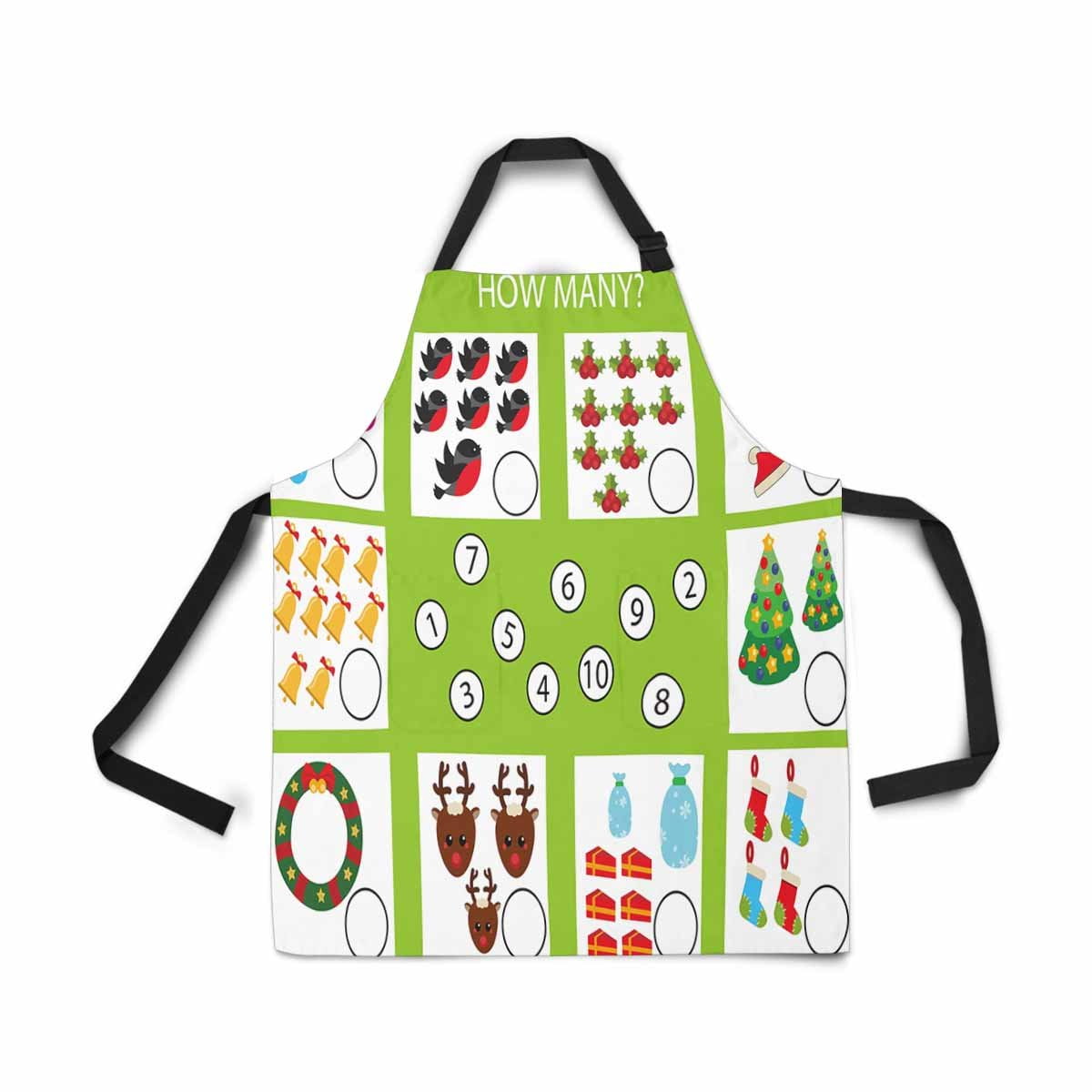 ASHLEIGH Counting Educational Children Game Apron for Women Men Girls ...