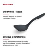 Kitchenaid Heat Resistant Nylon Solid Turner with Black Handle ...