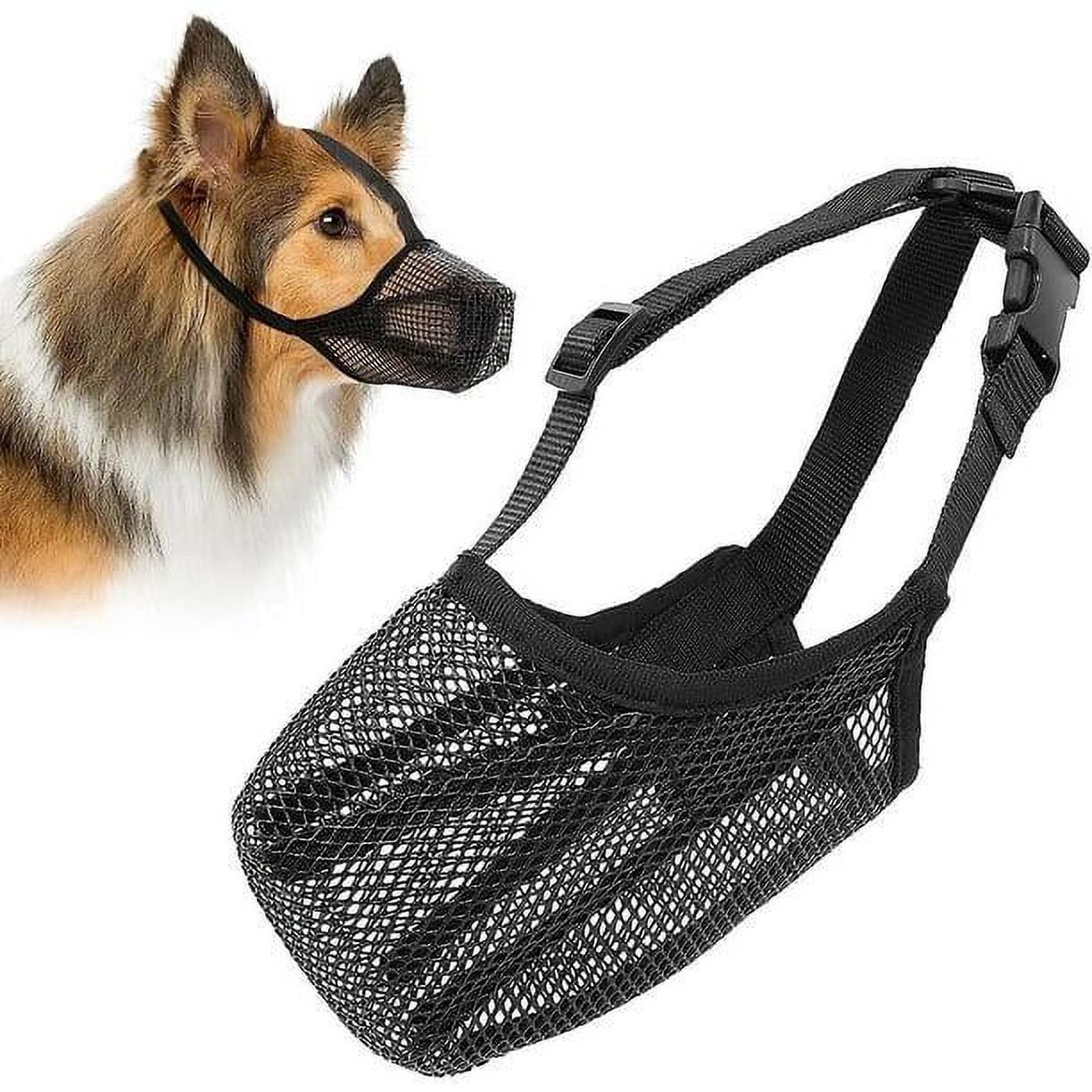 Dog Muzzle, Soft Mesh Muzzle Breathable Dog Muzzles For Small Medium ...