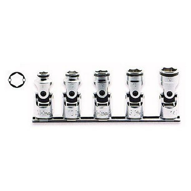 Koken 3/8 (9.5mm) SQ. Nut grip universal socket rail set 5 pieces ...