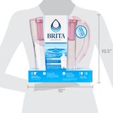 Brita Small 6 Cup Purple Denali Water Filter Pitcher with 1 Brita ...