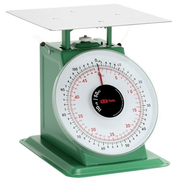 Winco SCLH-50, 50lb Capacity, Manual Mechanical Dial Scale with Ounces ...