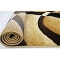 GLORY RUGS Modern Area Rug 8x10 Brown Swirls Carpet - Bedroom, Living ...