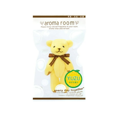 VANCCOL Bear Mascot Healed by the Gentle Scent of Yuzu YU-01 Aroma Bear ...