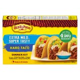 Old El Paso Extra Mild, Super Tasty Hard Taco Dinner Kit - Walmart.ca
