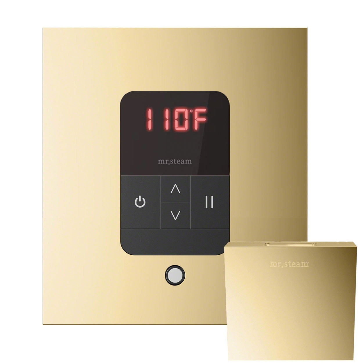 iTempo Square Steam Shower Control in Polished Brass - Walmart.com