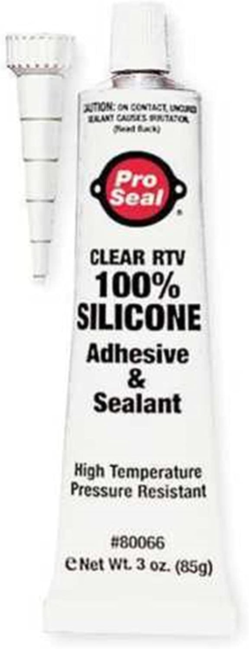 PRO-SEAL 80066 RTV Silicone Sealant, 3 oz Tube, Clear - Walmart.com