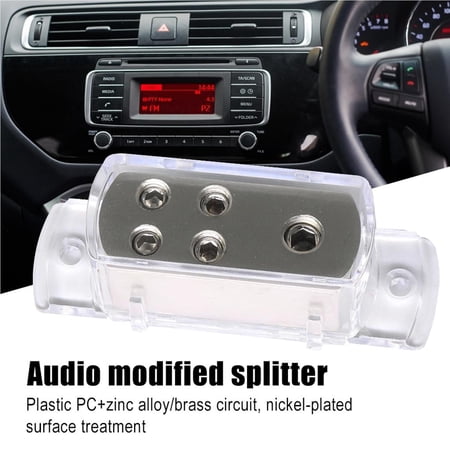 Maoww 4-Way Audio Power/Ground Cable Splitter Distribution Block Ground ...
