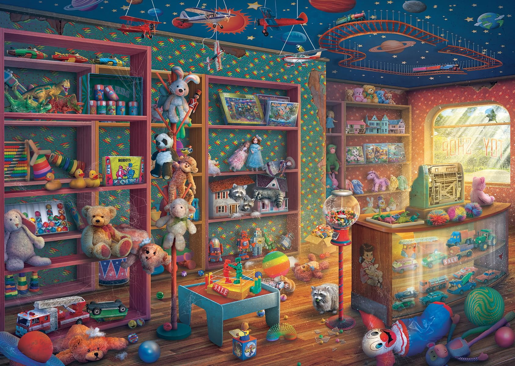Rompecabezas Ravensburger Tattered Toy Store 1000 piezas | Bodega ...