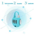 ShYlai Outdoor Universal 3 Digit Number Combination Password Lock ...