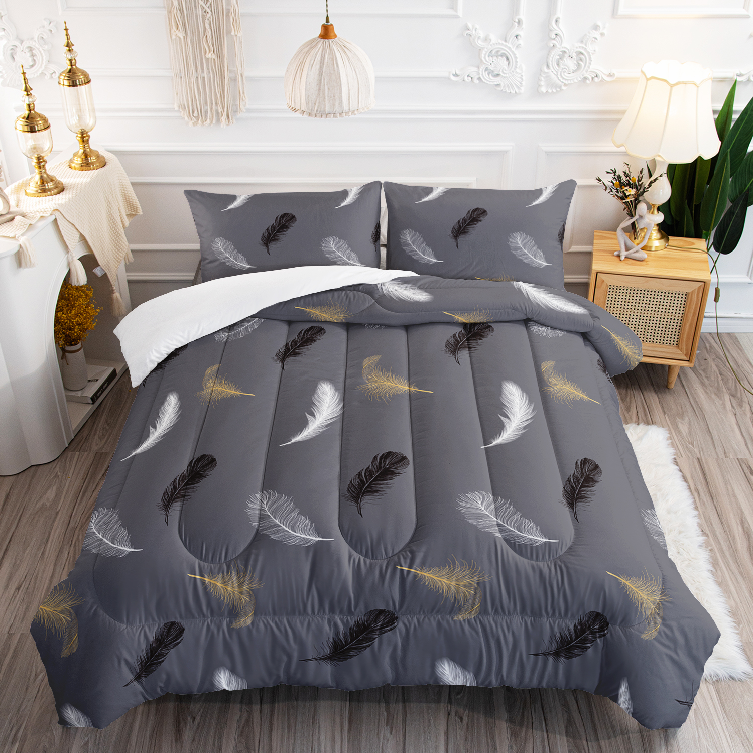 Hosima 3-Piece 3D Digital Printed Comforter Series of Children's and ...