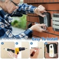 Doorbell Rain Cover, Metal Waterproof Shell Visual Doorbell Rain Cover ...