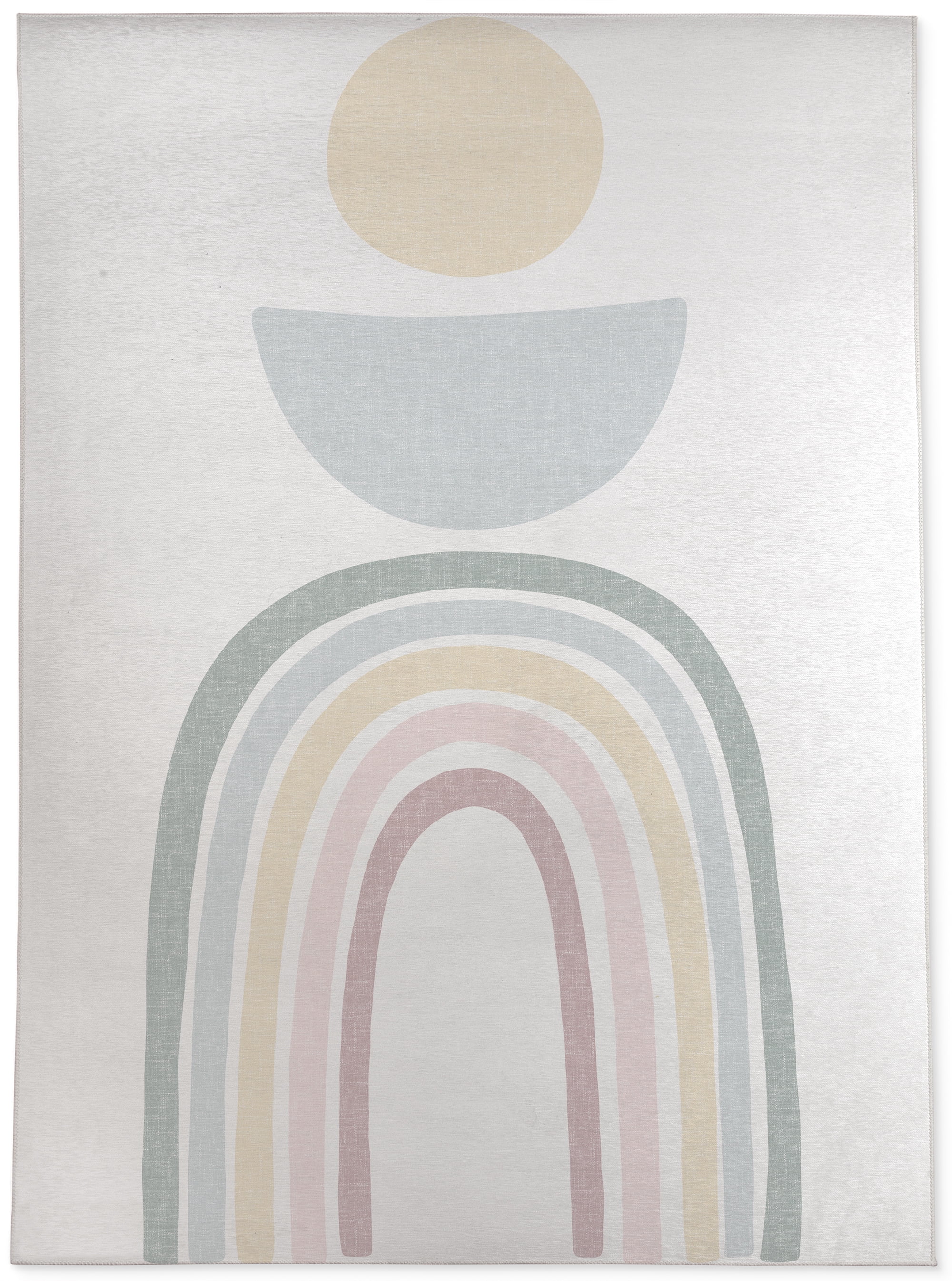 BOHO STACKED RAINBOW BLUE Outdoor Rug By Kavka Designs - Walmart.com