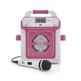 The Singing Machine Groove Mini Karaoke, Pink - Walmart.com