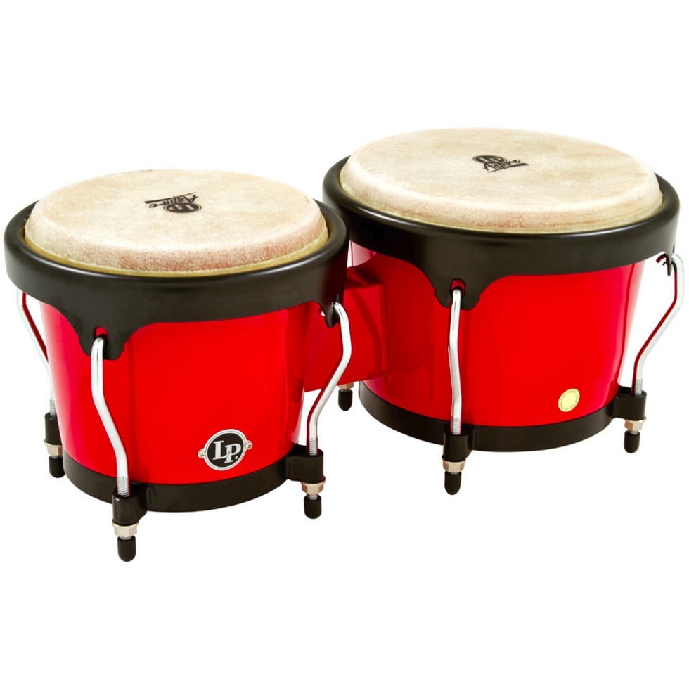Aspire Fiberglass Bongos, Red/Black - Walmart.com - Walmart.com