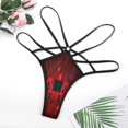 Red Game Controller Open Type Women's Panties Crotch Opening G-strings Thongs Lingeries ...