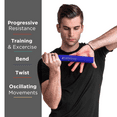 THERABAND FlexBar, 2 Pack, Green, Blue, Therapy Twist Bar, Hand & Wrist ...