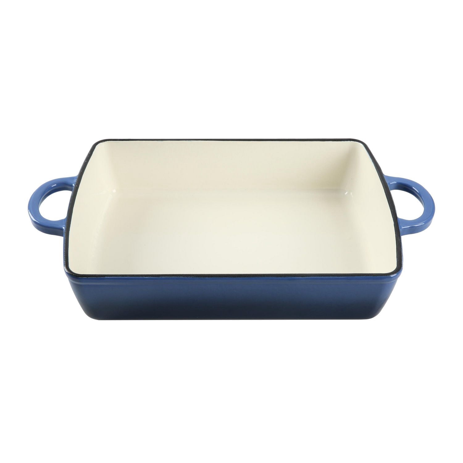 Mainstays 5.2 Quart Enameled Cast Iron Rectangular Roaster 17