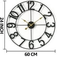 "Sorbus Home Hanging Decorative Large Metal Numerical Wall Clock for ...