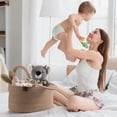 Pera Bella 2-in-1 Baby Diaper Caddy Organizer for Changing Table ...
