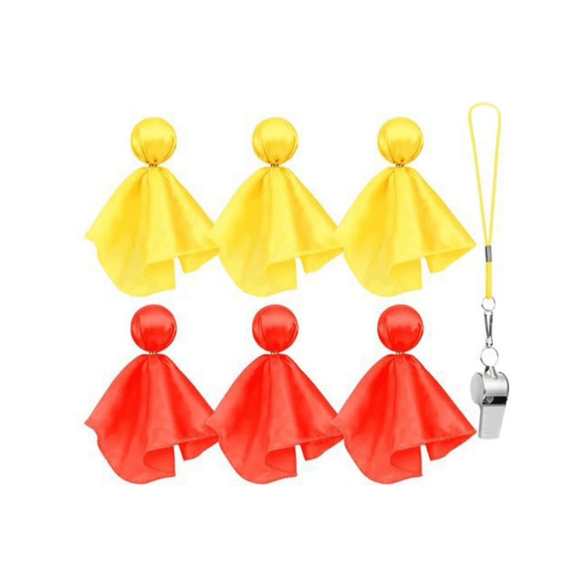 6 Pieces Penalty Flag Football Challenge Flags Football Referee Flag ...