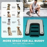 PawHut Inflatable Dog Boat Ramp, Floating Water Ramp for Dogs Up to 286 ...
