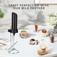 Rechargeable Electric Milk Frother Handheld, Coffee Frother with USB C ...