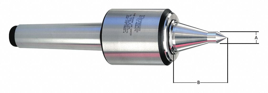 Royal Products Live Center,Taper,CNC Point 10664 - Walmart.com