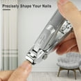 Vocoste Nail Clippers Stainless Steel Cuticle Trimmer with Curved Blade ...