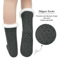 Loritta Womens Furry Grippers Slipper Socks Fluffy Warm Winter Soft
