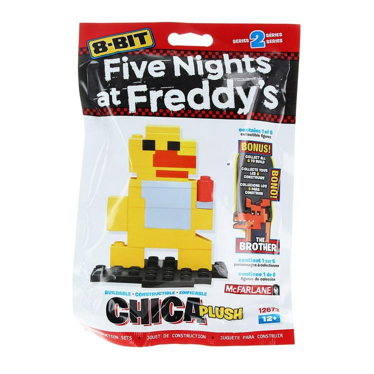 Five Nights At Freddy's 8-Bit Buildable Figure: Plush Chica
