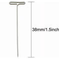 200 Pieces Stainless Steel T-Pins, 38mm/1.5inch，T Shape Sewing Pins for ...