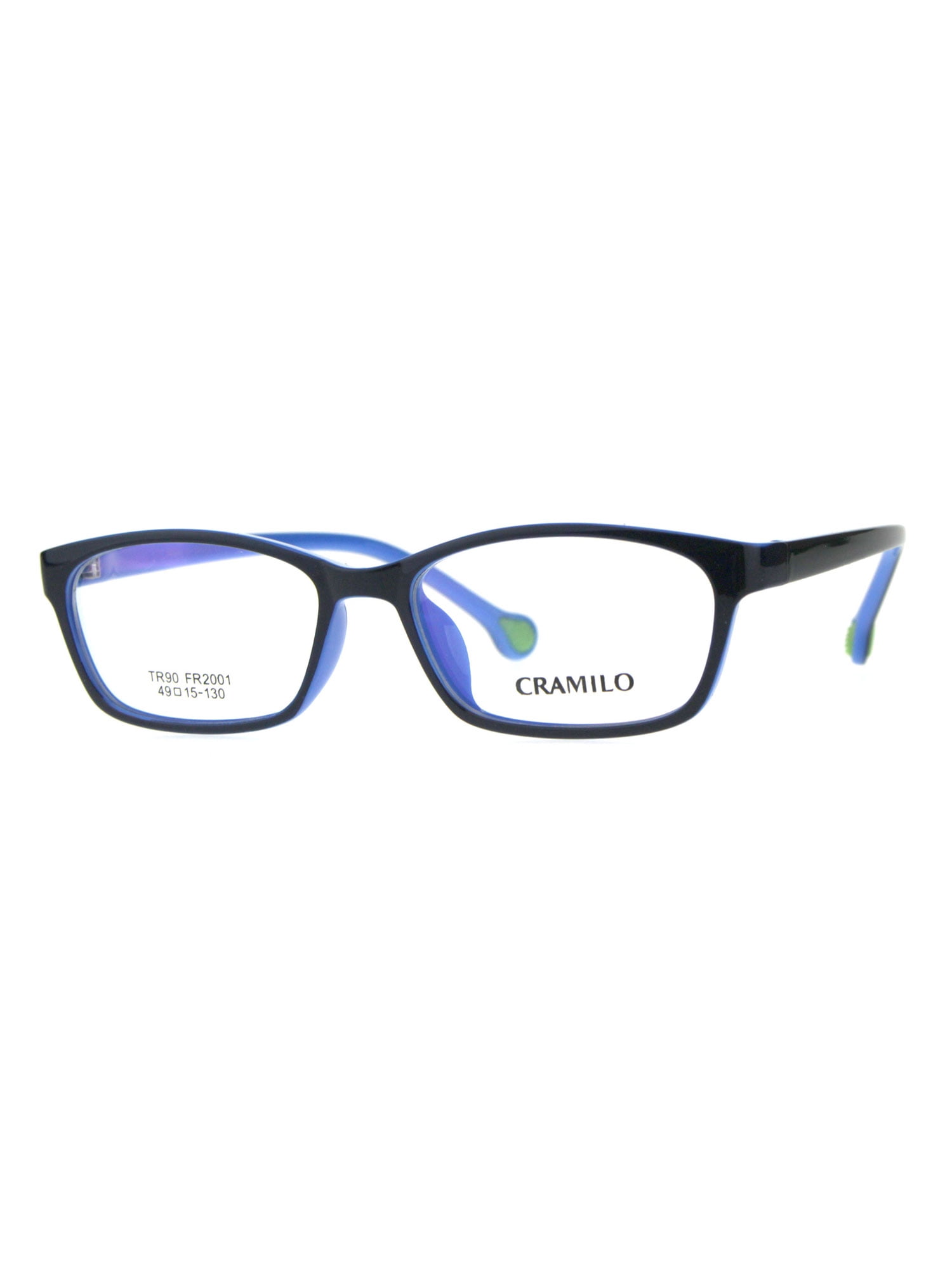Optical Quality Pop Color Rectangular Plastic Narrow Eyeglasses Frame ...