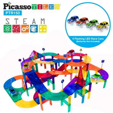 Magnetic Racing Track 55 Piece By Mag-Genius Ultimate Fantasy Racing ...